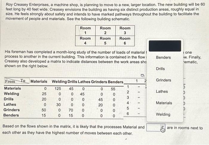 [Solved]: Roy Creasey Enterprises, a machine shop, is plann