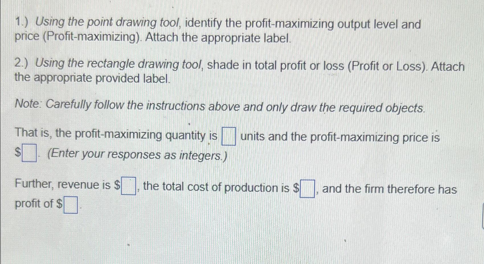 Solved 1.) ﻿Using the point drawing tool, identify the | Chegg.com
