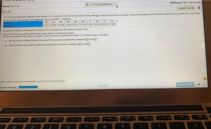 Solved Score: 0 of 1 pt Sot complete HW Score: 78.39 of pts | Chegg.com