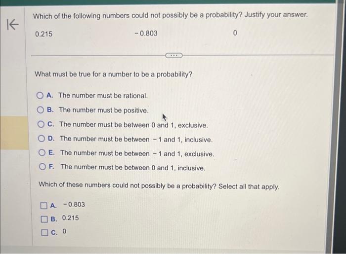 Solved Which of the following numbers could not possibly be | Chegg.com