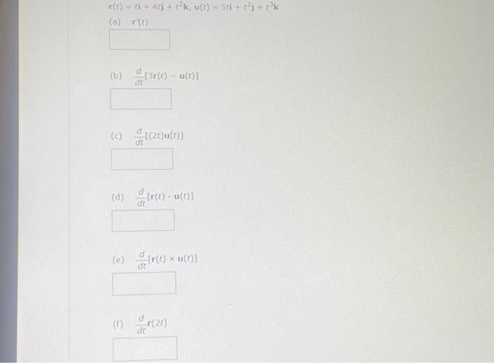 Solved [ mathbf{r}(t)=t mathbf{i}+4 t mathbf{j}+t^{2} | Chegg.com