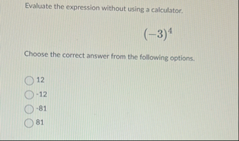 Solved Evaluate the expression without using a | Chegg.com
