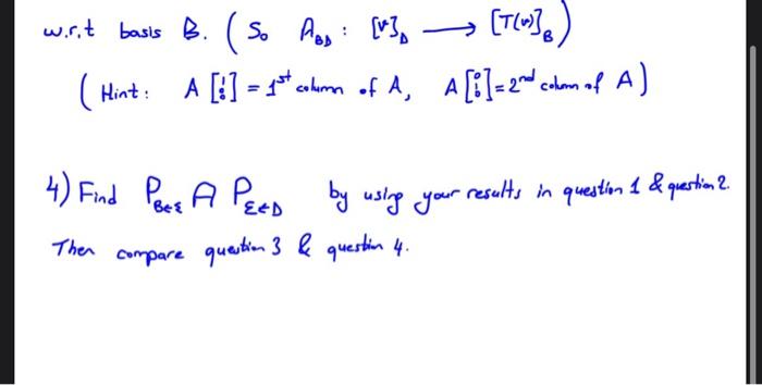 Solved Let T:R3→R2,T(x,y,z)=(x+z,x+y−2z) 1) Find matrix | Chegg.com