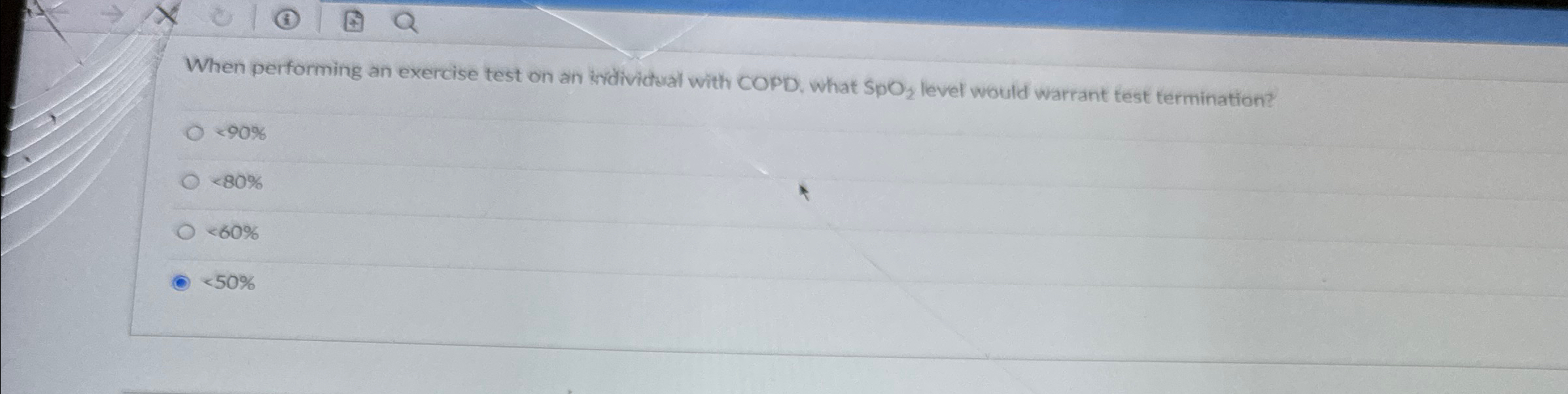Solved When performing an exercise test on an kidividual | Chegg.com