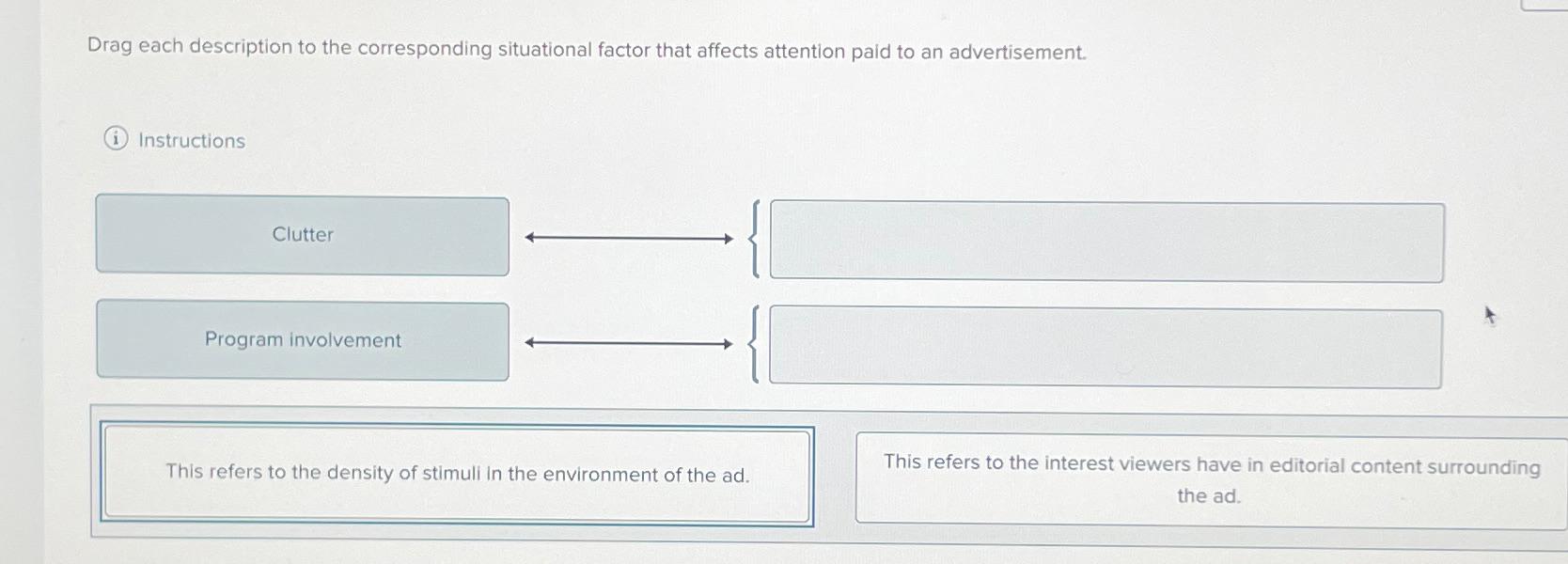 Solved Drag each description to the corresponding | Chegg.com