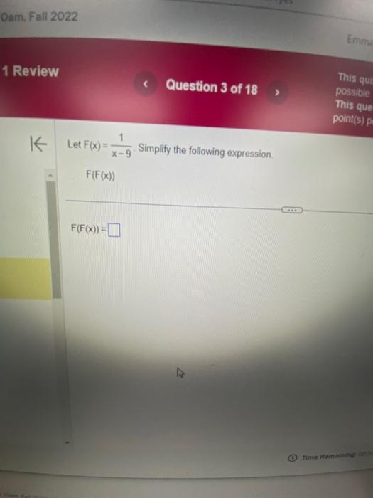 Solved Find Possible Choices For Outer And Inner Functions F