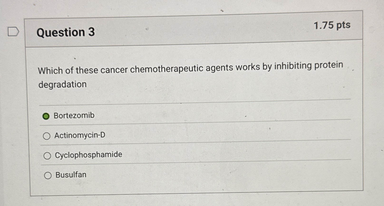 Solved Question 31.75 ﻿ptsWhich of these cancer | Chegg.com