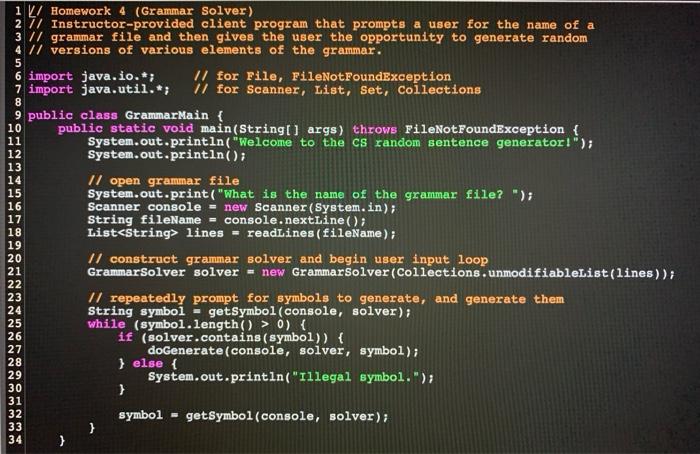 Solved CS145 - PROGRAMMING ASSIGNMENT GRAMMER SOLVER | Chegg.com