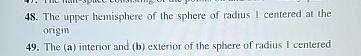 Solved The upper hemisphere of the sphere of radius I | Chegg.com