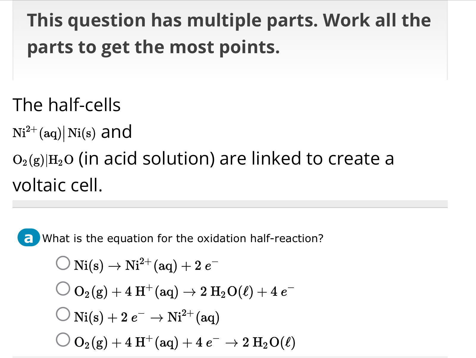 Solved This question has multiple parts. Work all the parts | Chegg.com