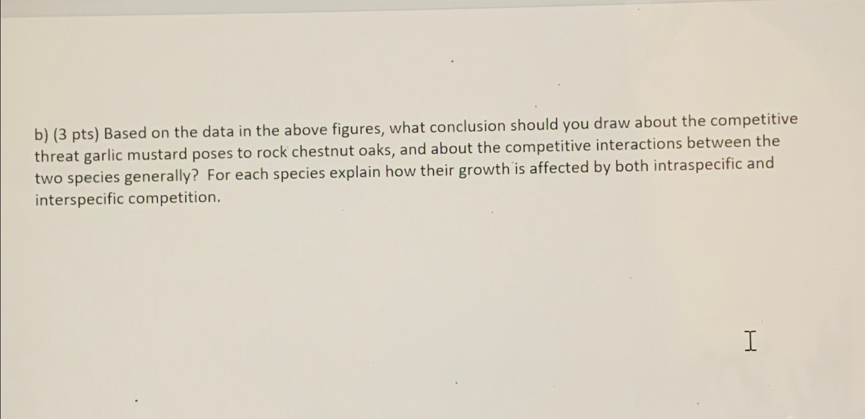 Solved b) ( 3 ﻿pts) ﻿Based on the data in the above figures, | Chegg.com