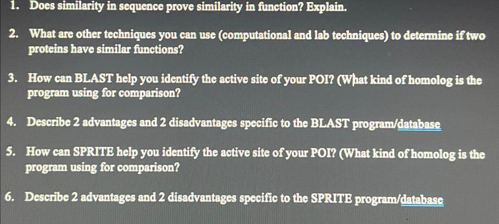 Solved Does similarity in sequence prove similarity in | Chegg.com