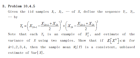 Solved Prob1em 10.4 .5Given the iid samples x1,x2,cdots of | Chegg.com