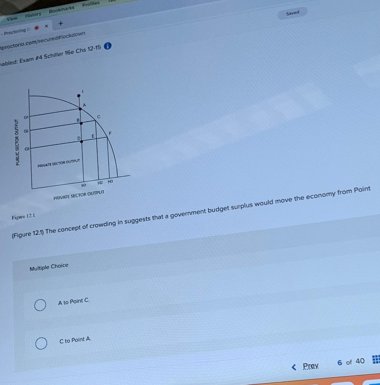 Solved Figure 12.1Multiple ChoiceA to Point C.C ﻿to Point | Chegg.com