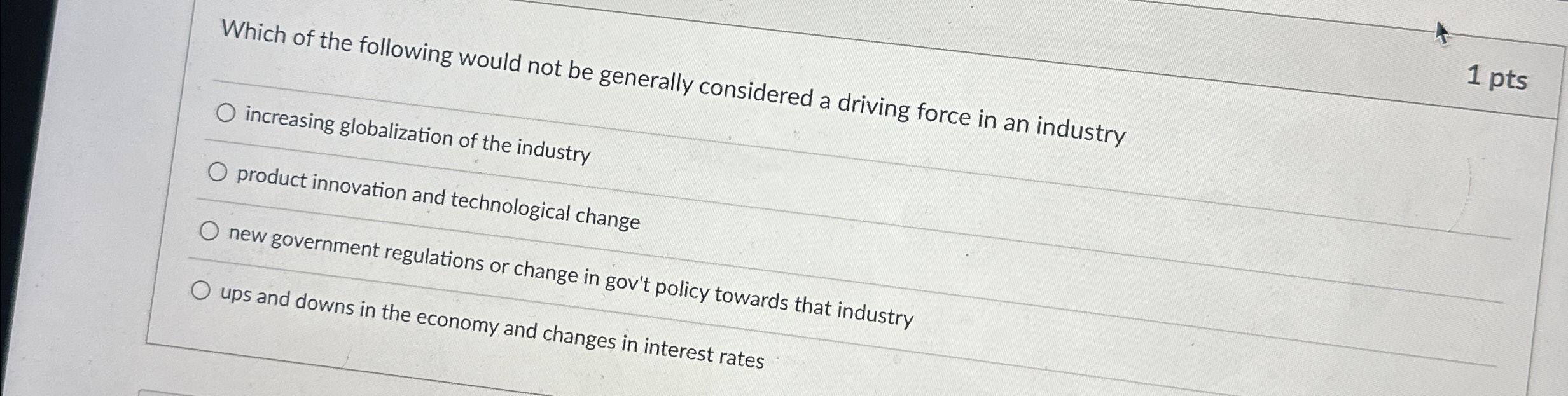 Solved Which of the following would not be generally | Chegg.com