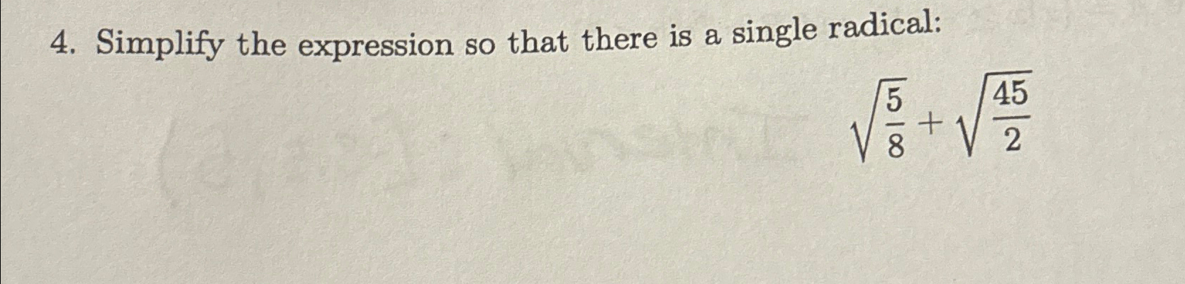 Simplify the expression so that there is a single | Chegg.com