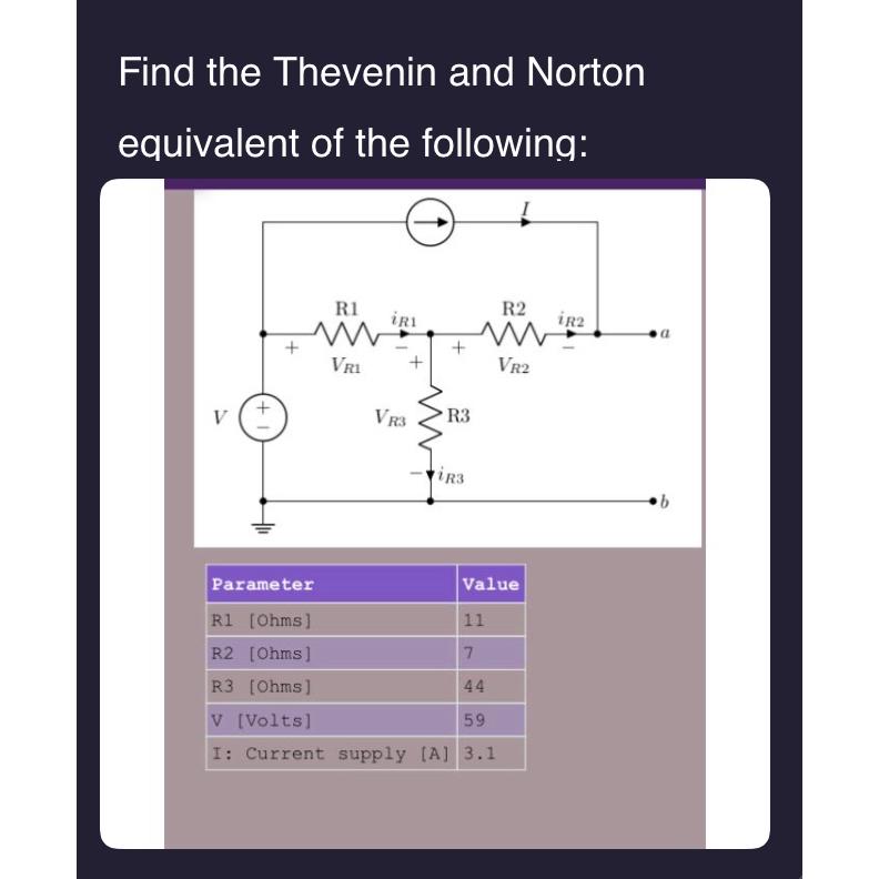 Solved Find Vth, Rth , and In? | Chegg.com Solved Find Vth, Rth , and In? | Chegg.com