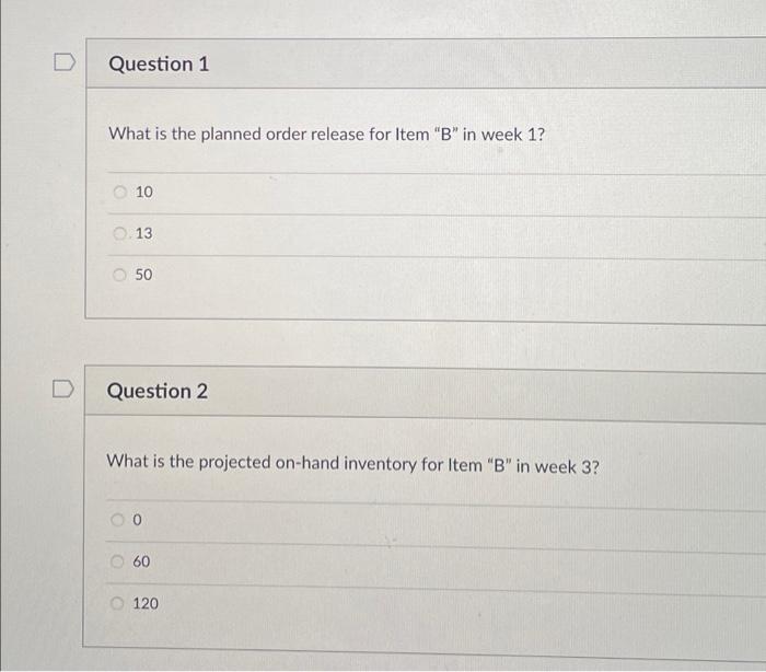 Solved • Projected on-hand inventory balance at the end of | Chegg.com