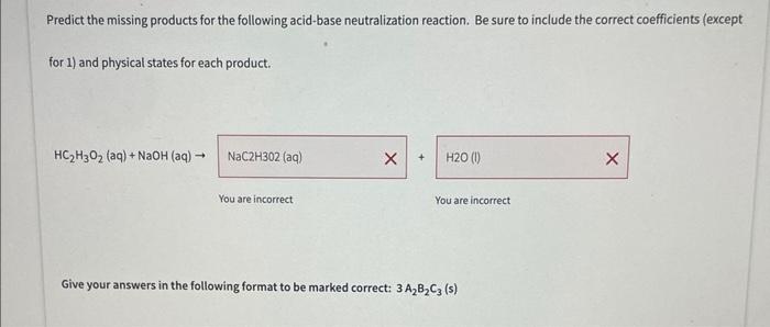 Solved Predict the missing products for the following | Chegg.com