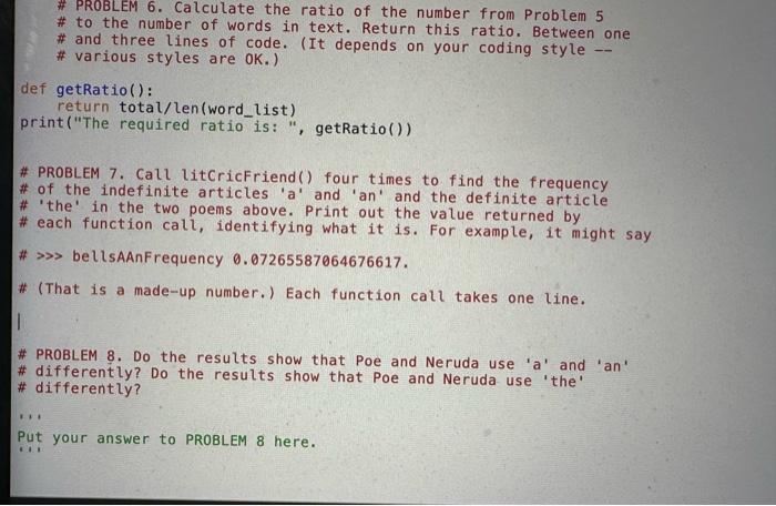 Solved by computing and returining the frequency with which | Chegg.com