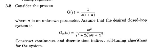 that is a problem in this book Karl J. Astrom, | Chegg.com
