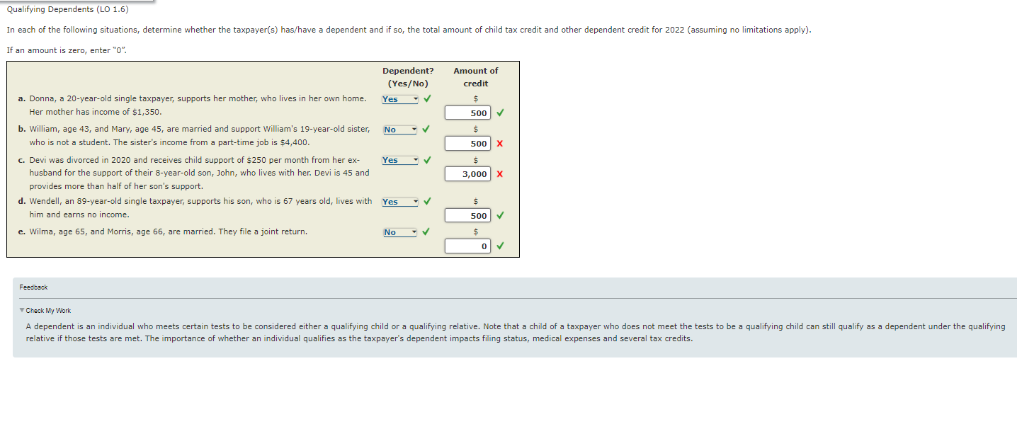 Feedbackจ ﻿Check My Work | Chegg.com