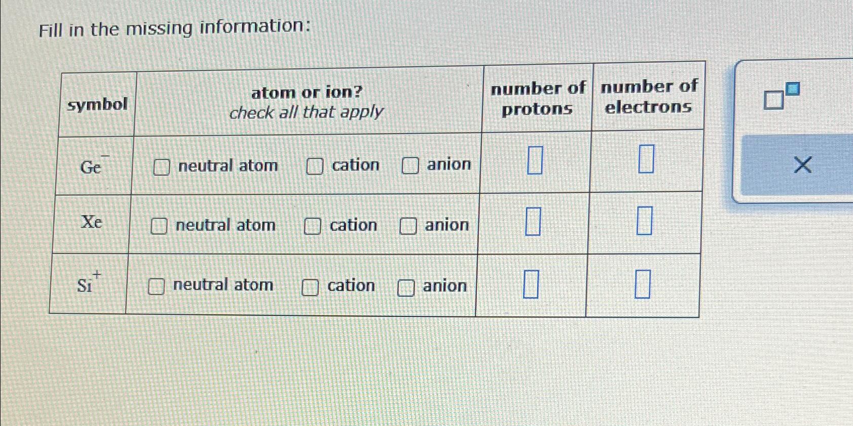 Solved Fill in the missing | Chegg.com