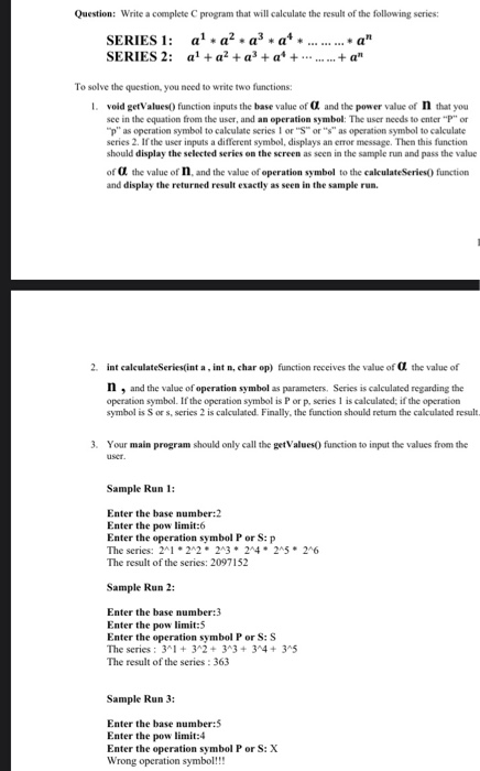 Solved Question: Write a complete program that will | Chegg.com