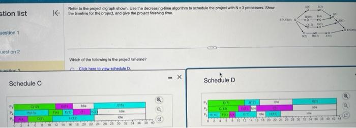stion list Relor to the project digraph shown. Use | Chegg.com