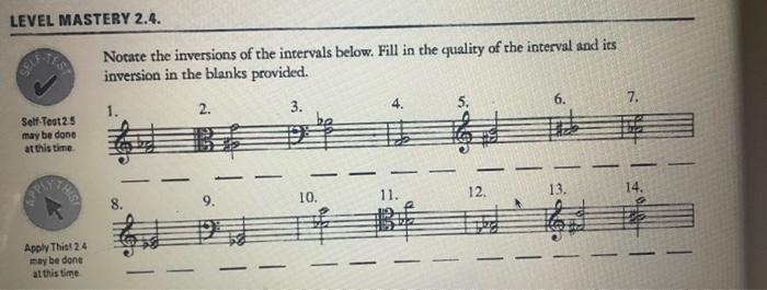B. 1-5identify the intervals below, both by generic | Chegg.com