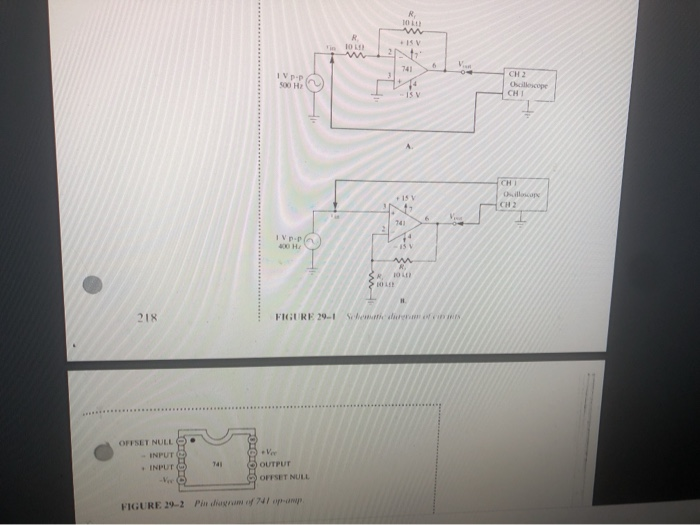 Solved Op-Amp Inverting and Non-Inverting and Comparator | Chegg.com