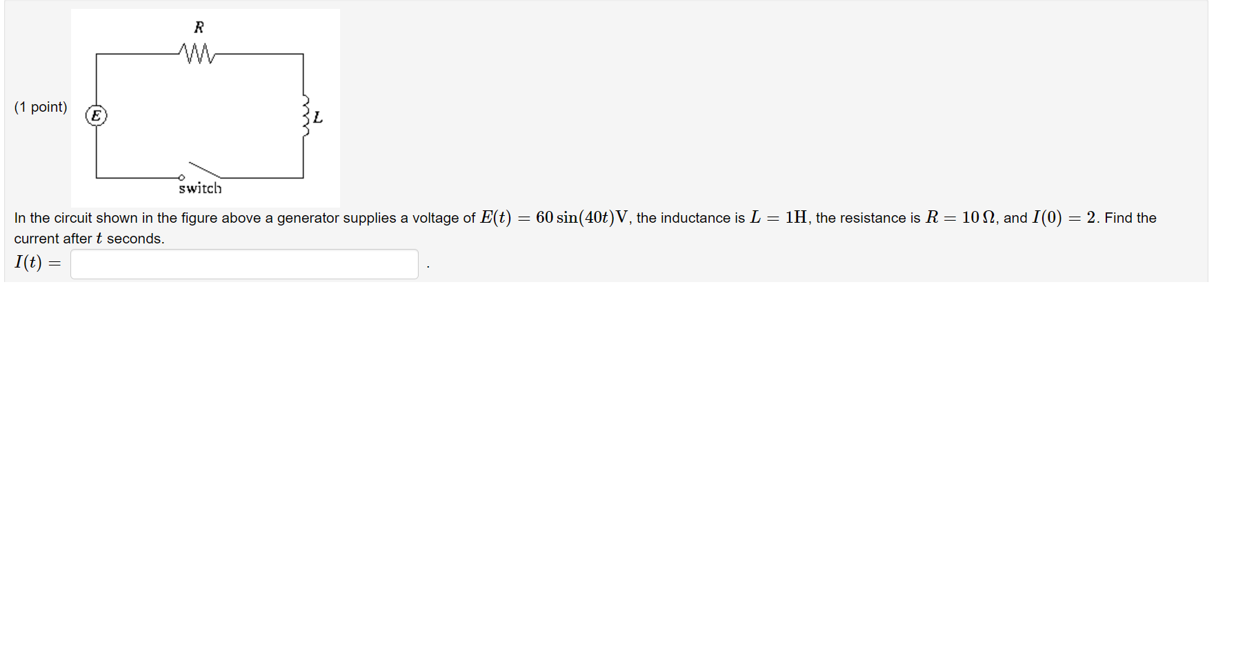 Solved In the circuit shown in the figure above a generator | Chegg.com