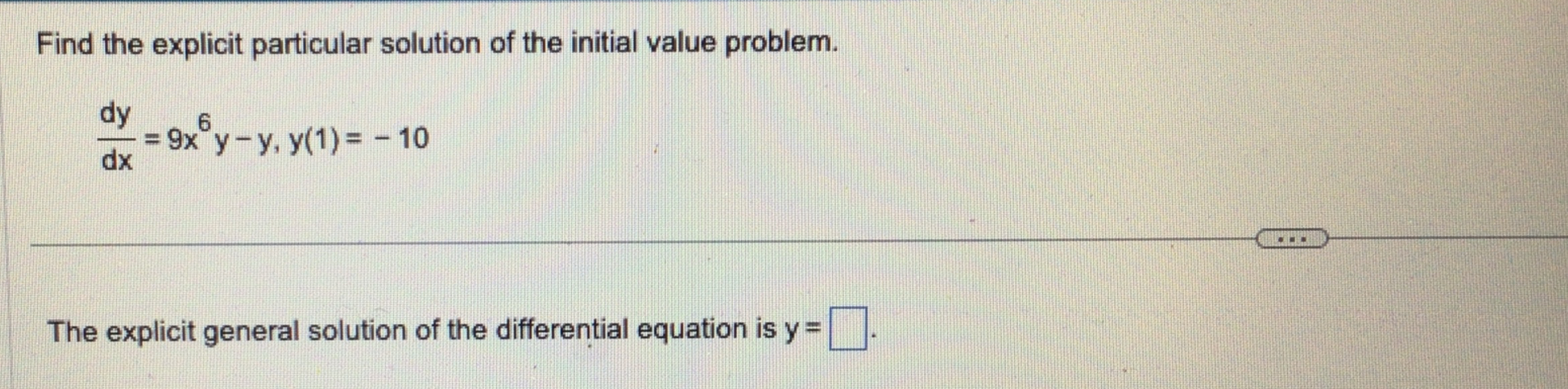Solved Find the explicit particular solution of the initial | Chegg.com