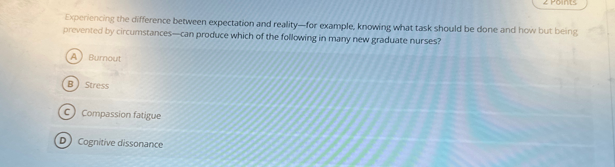 Solved Experiencing the difference between expectation and | Chegg.com