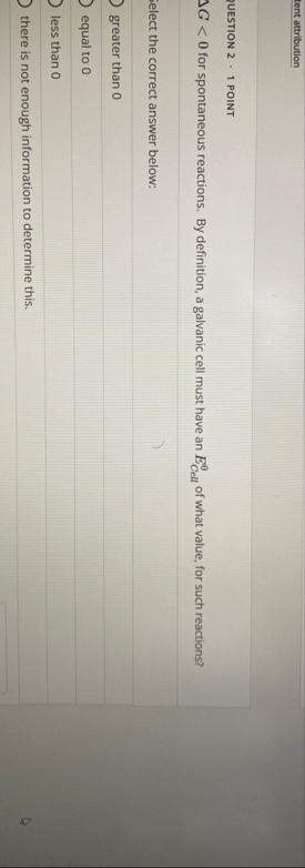 Solved tent attributionUESTION 2 - 1 ﻿POINTΔG