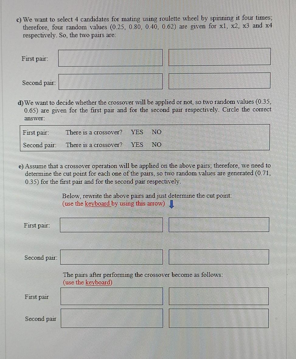 Solved Question 3: (30 pts) (GA) Suppose a genetic algorithm | Chegg.com