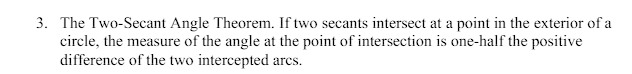 Solved The Two-Secant Angle Theorem. If two secants | Chegg.com