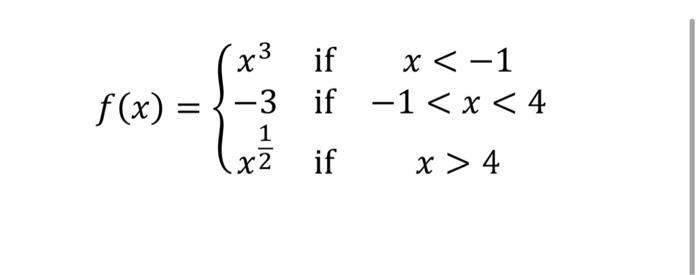 Solved Sketch the graph of the following piecewise function | Chegg.com