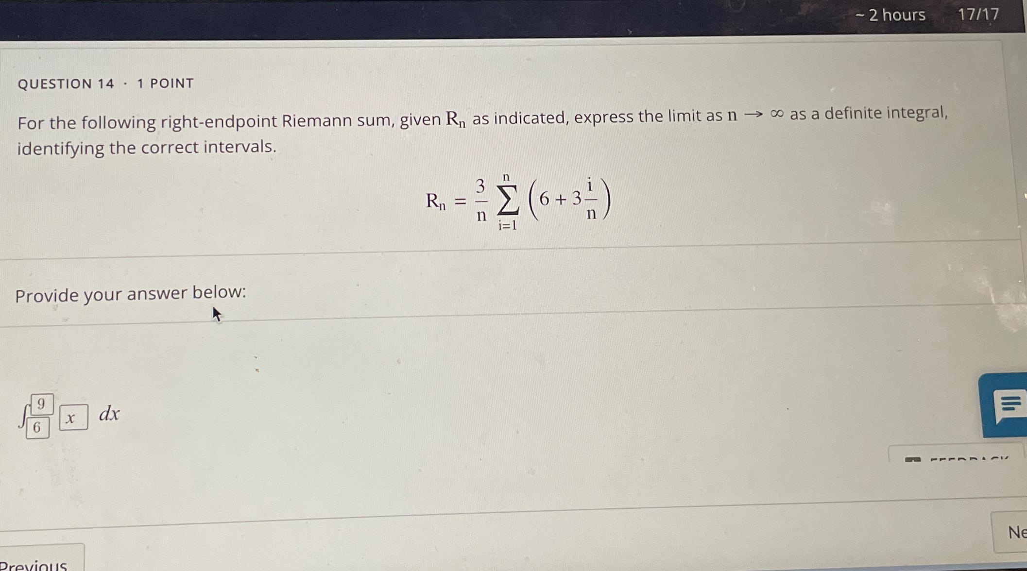 Solved -2 ﻿hours1717QUESTION 14*1 ﻿POINTFor the following | Chegg.com
