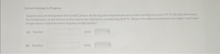 Solved Current Attempt in Progress Suppose vou are hiking | Chegg.com