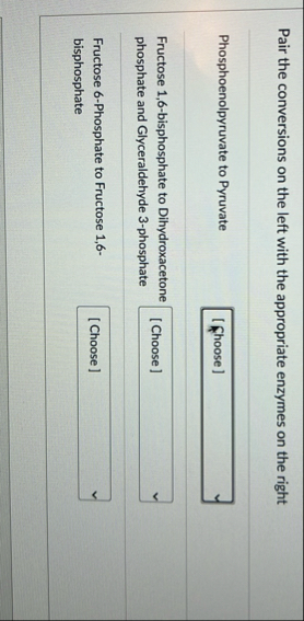 Solved Pair the conversions on the left with the appropriate | Chegg.com