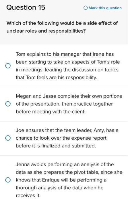 Solved Which of the following would be a side effect of | Chegg.com