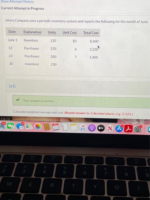 Solved Show Attempt History Current Attempt in Progress | Chegg.com