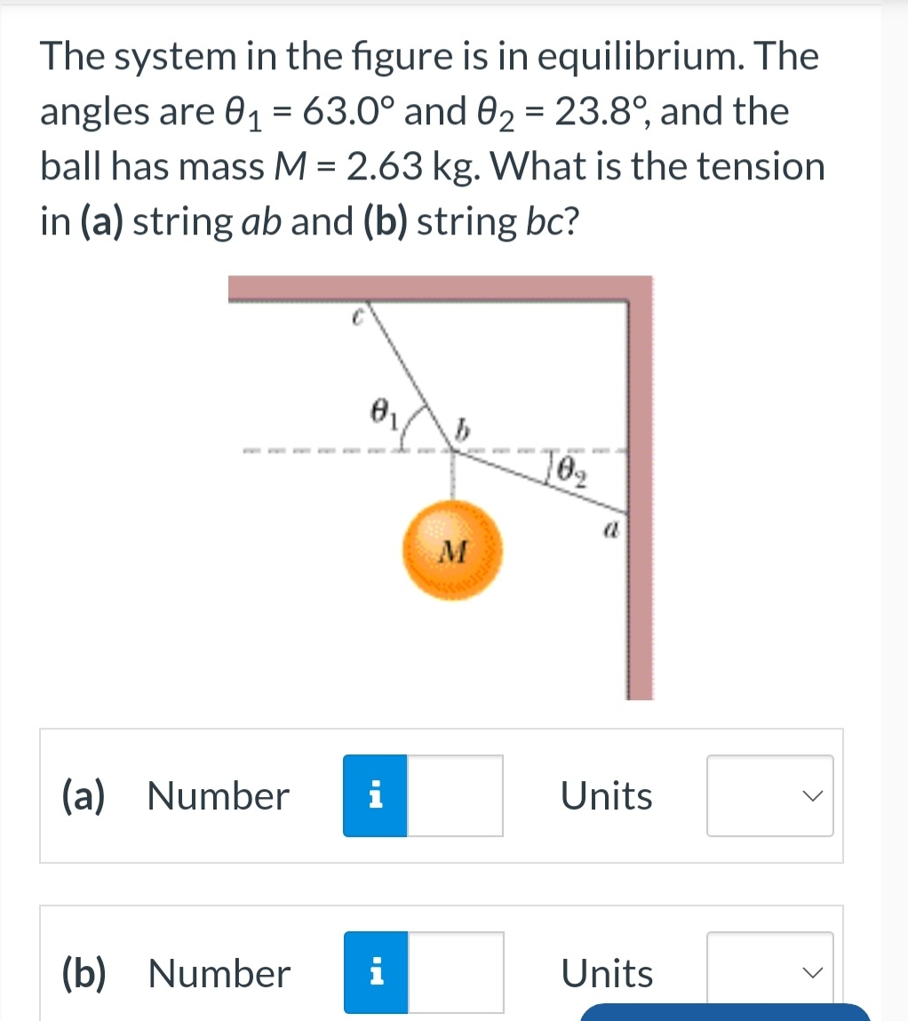 Solved The system in the figure is in equilibrium. The | Chegg.com