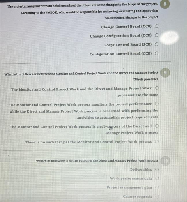 Solved Scope Statement Organizational infrastructure | Chegg.com