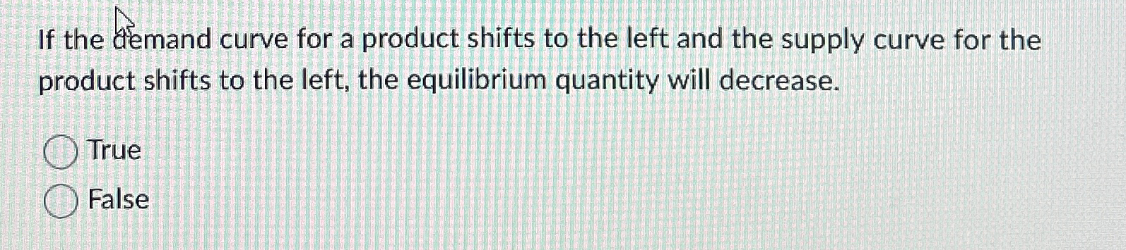 If the demand curve for a product shifts to the left | Chegg.com