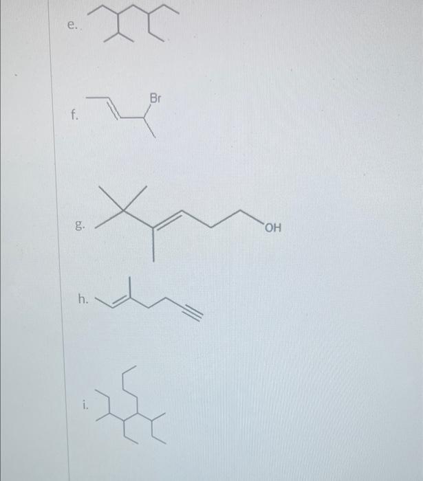 Solved Name the following compounds. Show work/annotate. a. | Chegg.com