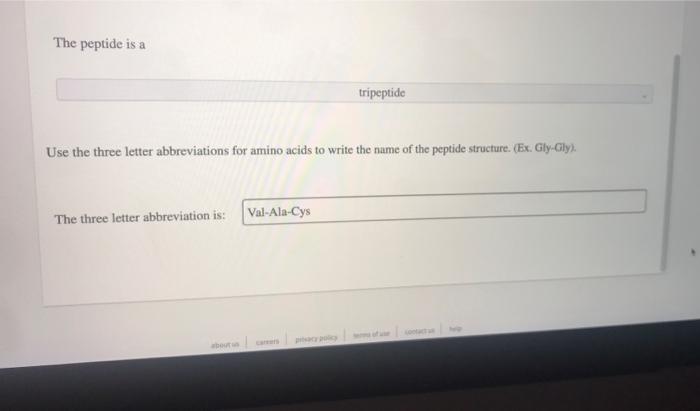 Solved 3 Res Classify the structure and identify the peptide | Chegg.com