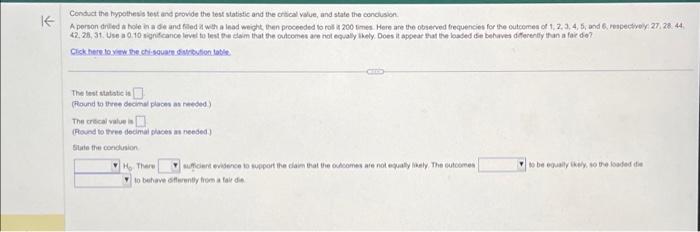 Solved Conduct the hypothesis lest and provide the lest | Chegg.com