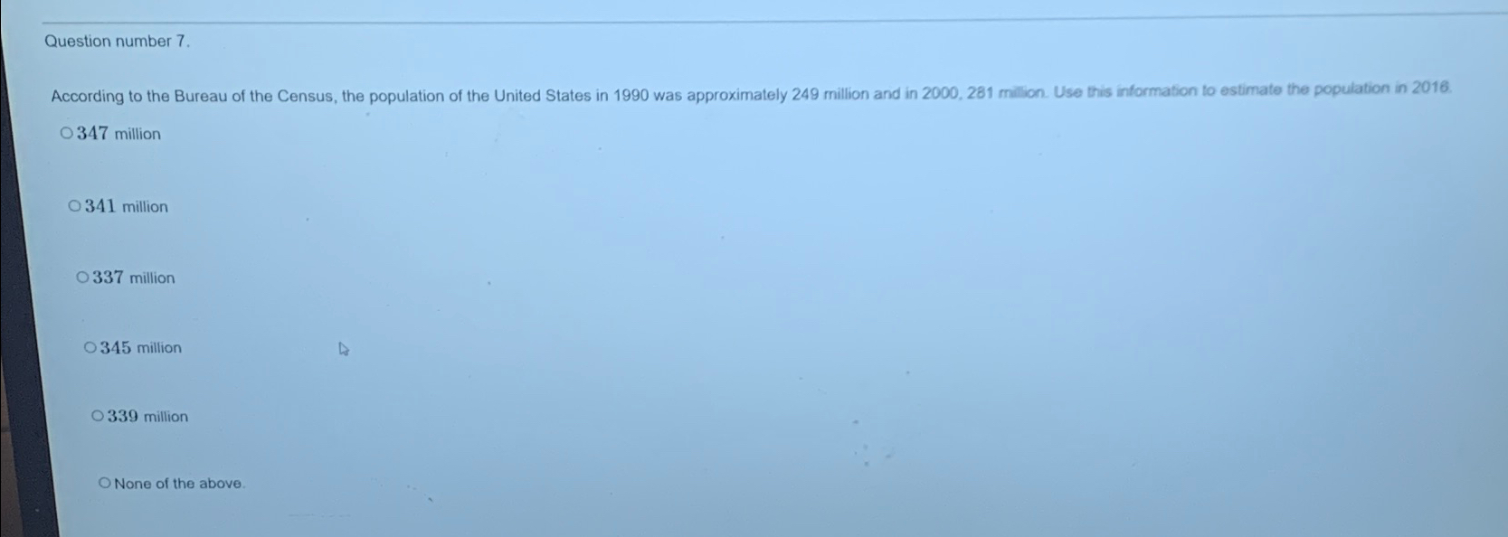 Solved Question number 7.According to the Bureau of the | Chegg.com